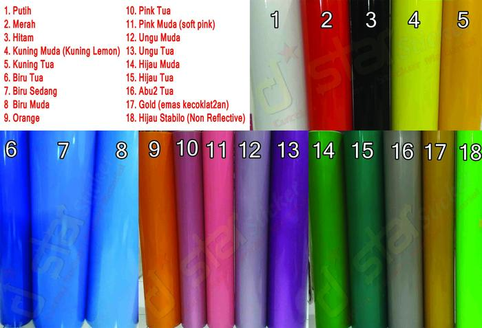 Jual Bahan Cutting sticker Seicholite (Jenis Reflective Sheeting ...