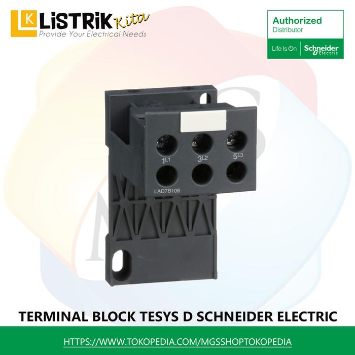 Jual SCHNEIDER Terminal Block TeSys D thermal overload relays ...