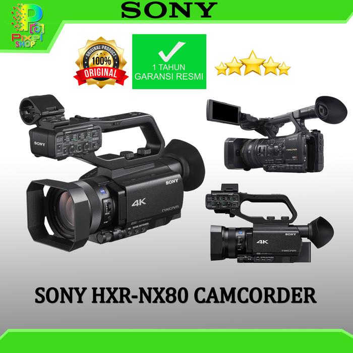 Jual Sony HXR-NX80 NXCAM 4K Camcorder / Sony Handycam HXR NX80 ...