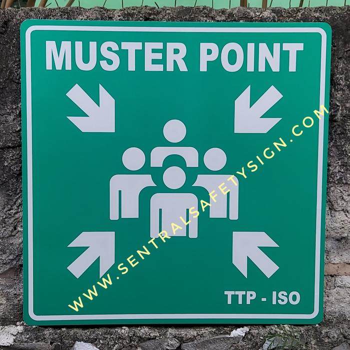 Jual RAMBU MUSTER POINT 100X100CM - Jakarta Barat - sentral safety sign ...