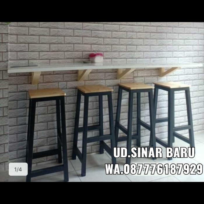 Jual kursi bar kayu / bangku bar cafe kayu - Jakarta Barat - PUSAT ...