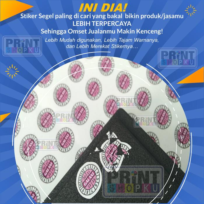 Jual Sticker Segel Garansi Pecah Telur HQ (Free Design) - Kota Surabaya ...