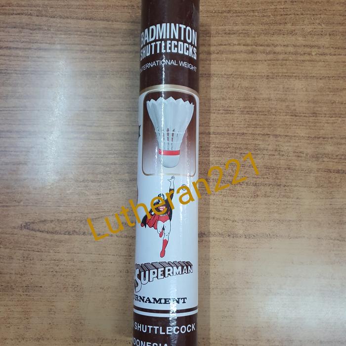 Jual Kok Shuttlecock Badminton Bulutangkis Superman Cokelat - Jakarta ...