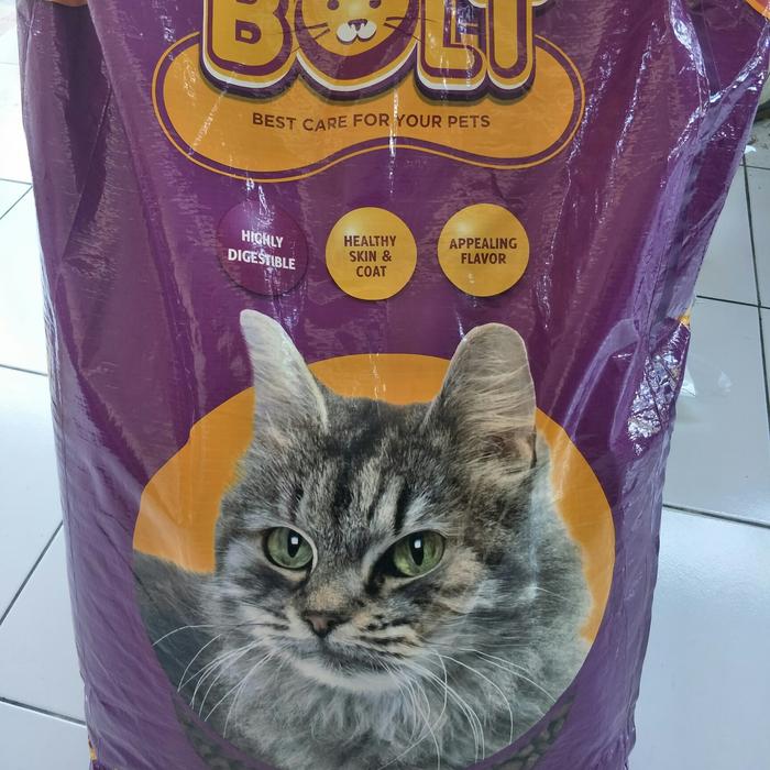 Jual makanan kucing/bolt cat food 20kg/pakan kucing/makanan kucing bold ...