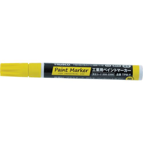 Jual TRUSCO Industrial Paint Marker Berbasis Minyak Kuning Sedang TPM-Y ...