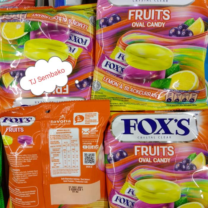 Jual PERMEN FOX'S FRUITS / PERMEN KRISTAL DENGAN ANEKA RASA BUAH-BUAHAN ...