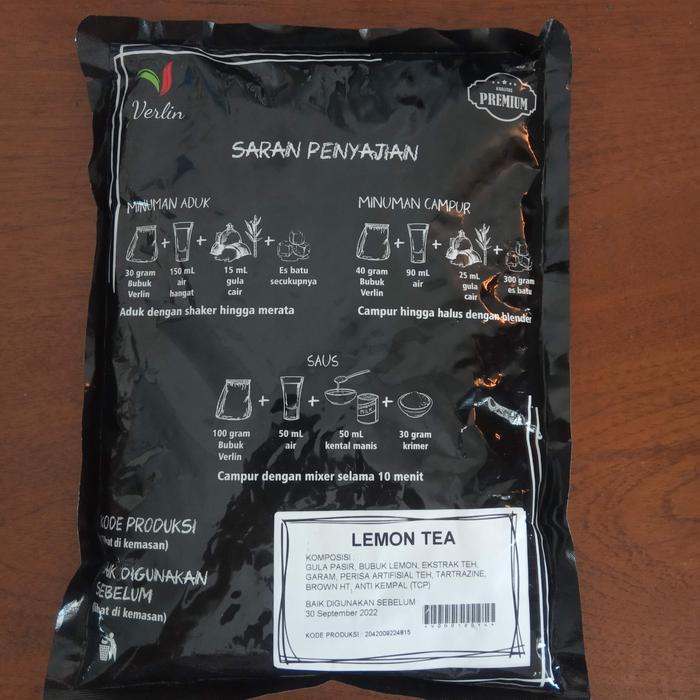 Jual Verlin powder drink. Minuman serbuk rasa LEMON TEA. Enak dan murah ...
