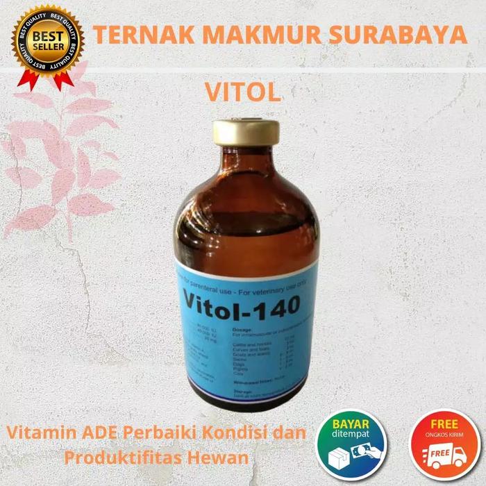Jual VITOL 140 isi 100 ml - Vitamin ADE Perbaiki Kondisi dan ...