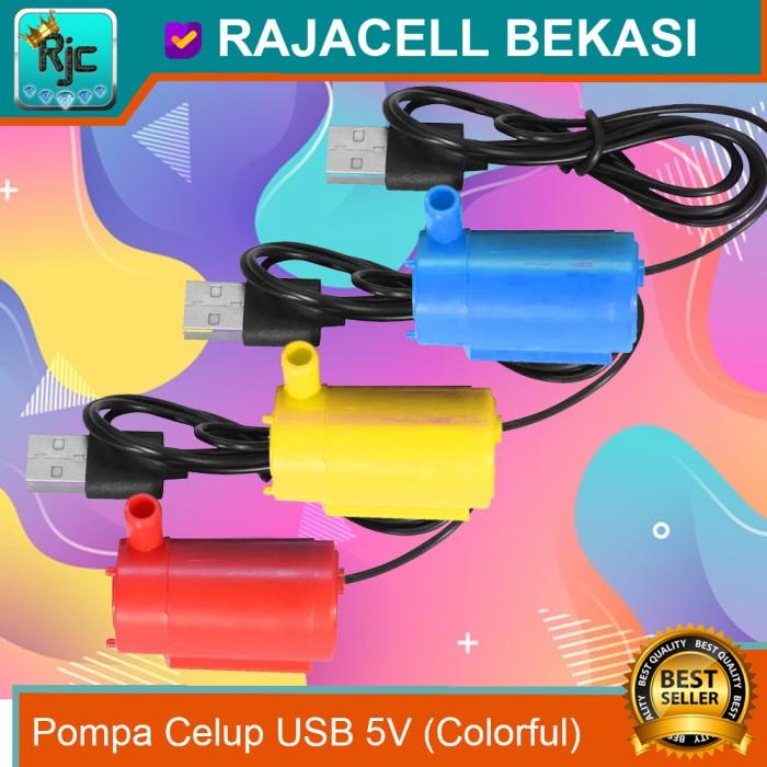 Jual Pompa Celup USB Submersible Water Pump Pompa Air 5V DC Colorful ...