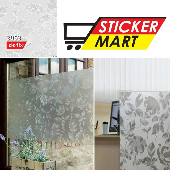 Jual Sticker Kaca Es Sandblast kembang daun DCFix 3063 roll - Kota ...