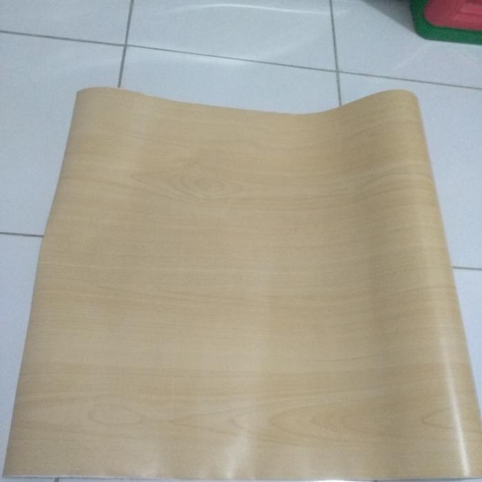 Jual stiker motif kayu berwarna krem glossy (2660) lebar stikernya 45cm ...