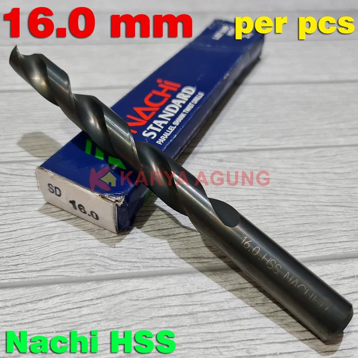 Jual Mata Bor Besi NACHI HSS 16 mm / Twist Drill Kayu Baja 16mm ORIGINAL - Kota Makassar - Karya ...