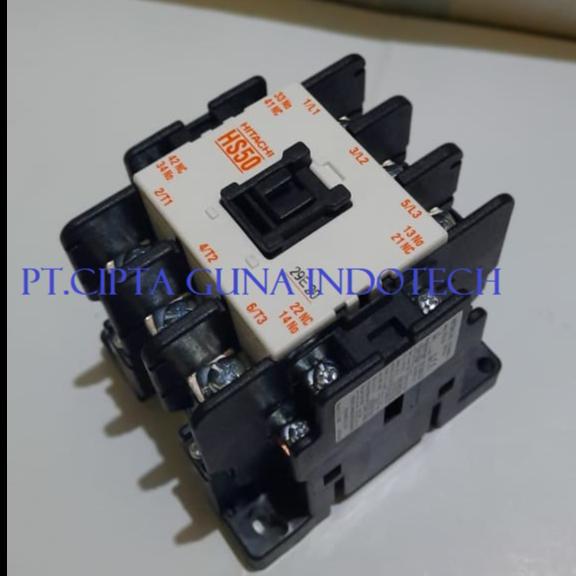 Jual ELECTROMAGNETIC CONTACTOR HITACHI HS50 2a2b / 200-220V - Kab ...