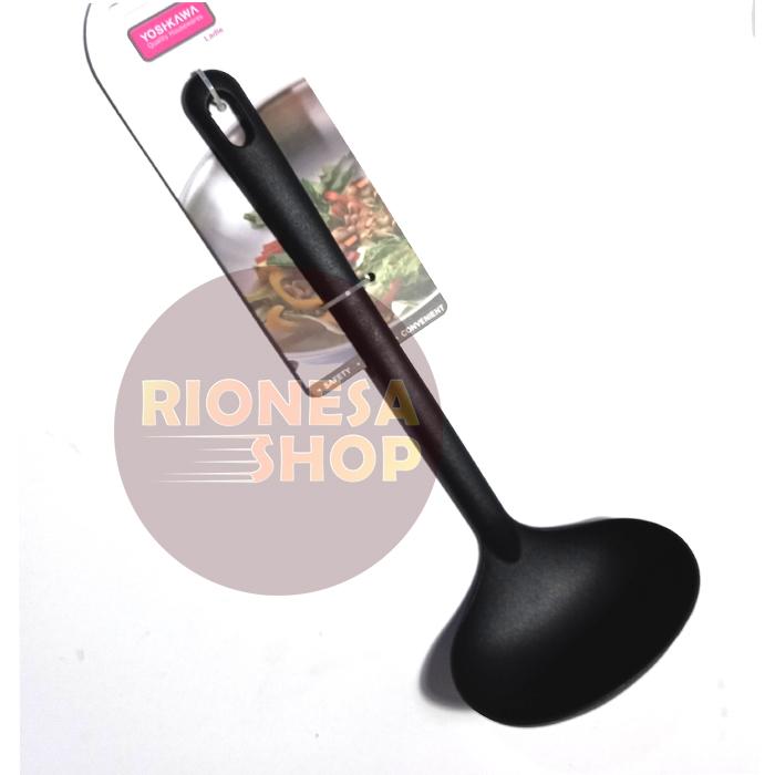 Jual Yoshikawa Ladle Full Nylon Sendok Soup Sayur Sup Sop Kuah Centong ...