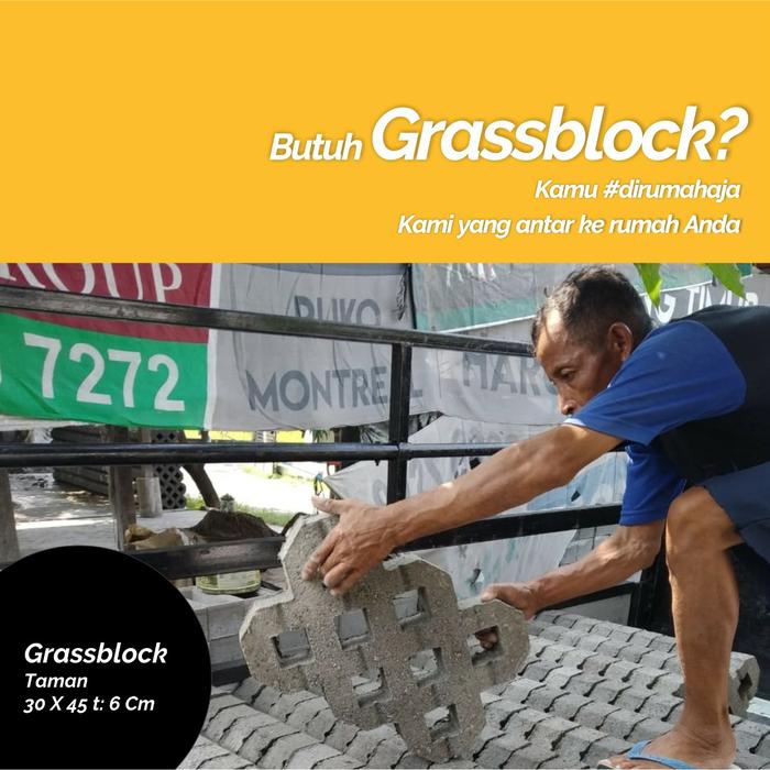 Jual Paving grass block / Grassblock / paving rumput murah bekasi - Kab ...