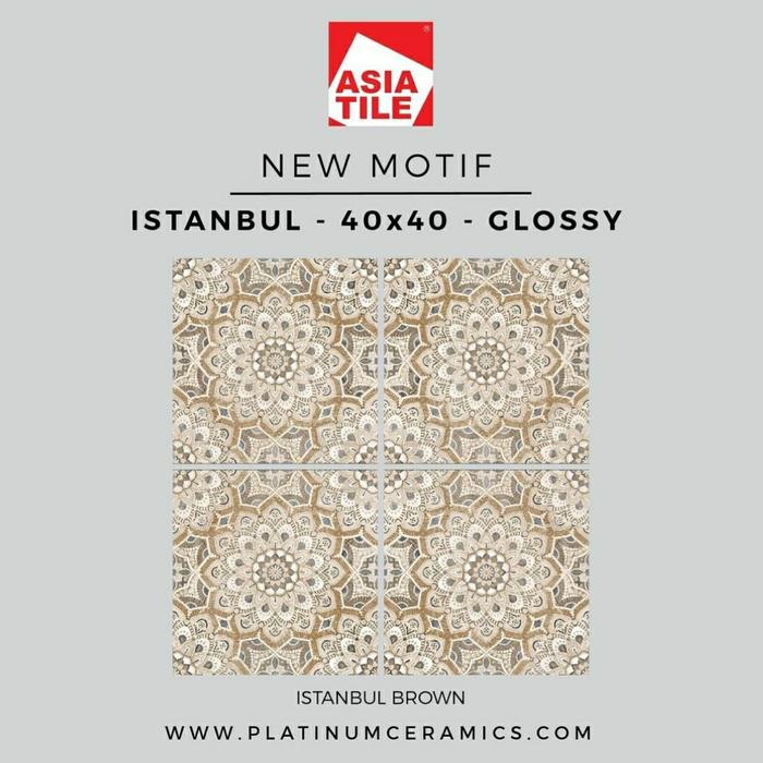 Jual Keramik Lantai Asia Tile 40x40 Istanbul Series / Keramik Motif ...