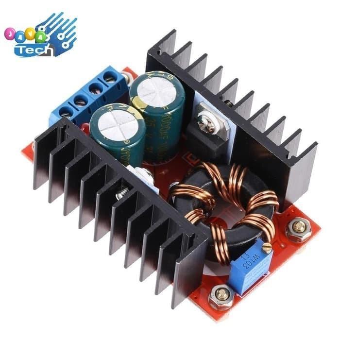 Jual Modul Step Up 150W Boost Converter DC-DC 10-32V to 12-35V Module ...
