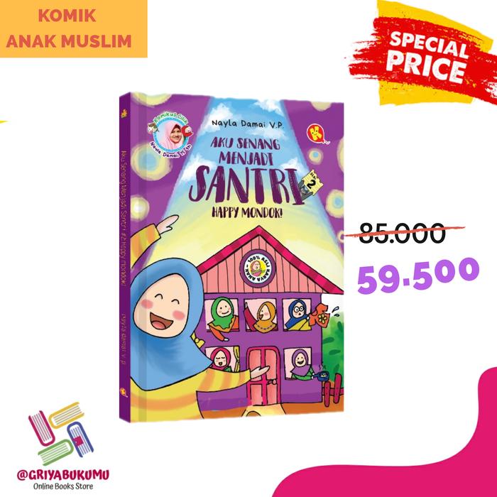 Jual KOMIK ISLAM ANAK - AKU SENANG MENJADI SANTRI SERI 2 - AL KAUTSAR ...