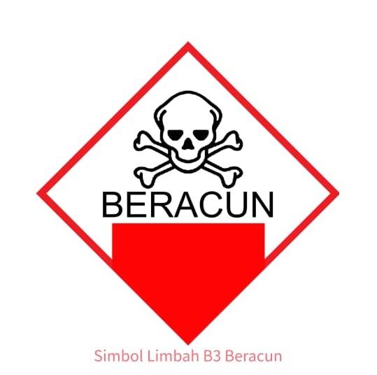 Jual STIKER SIMBOL LABEL K3 LIMBAH B3 HAZMAT BERACUN / TENGKORAK ...