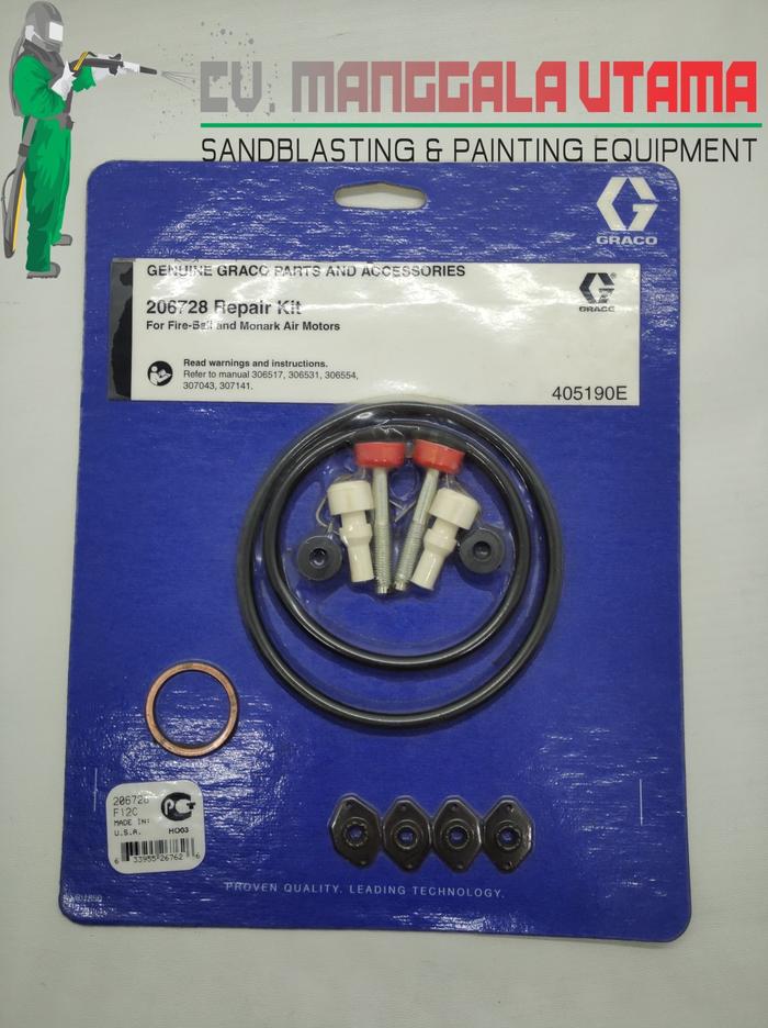Jual Repair Kit Graco 206728 Monark Air Motors - Kota Samarinda ...