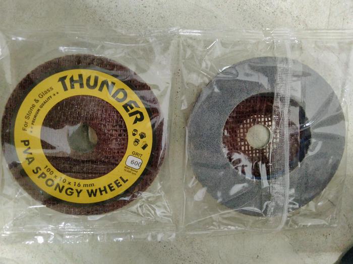 Jual Batu poles granit marmer spongy PVA Wheel (halus, sedang dan kasar ...