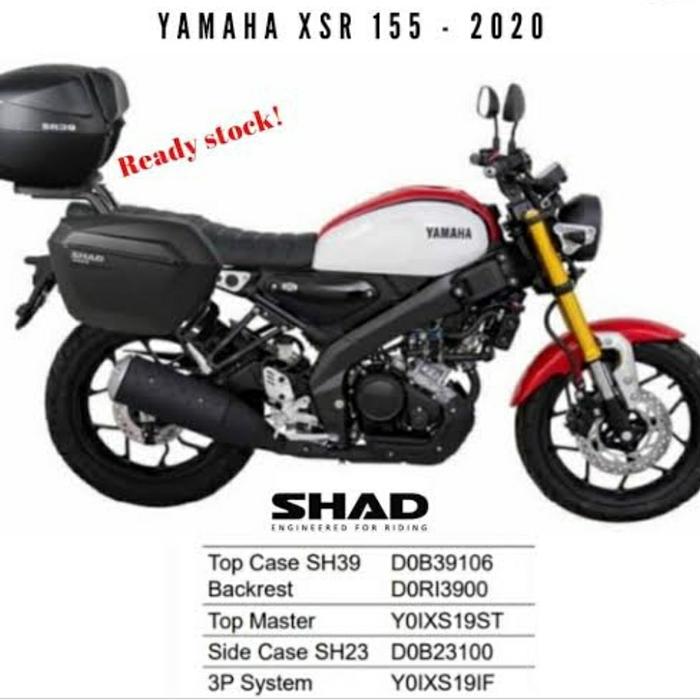 Jual side box Shad sh23 dan breket 3p Yamaha xsr 155 original Shad ...