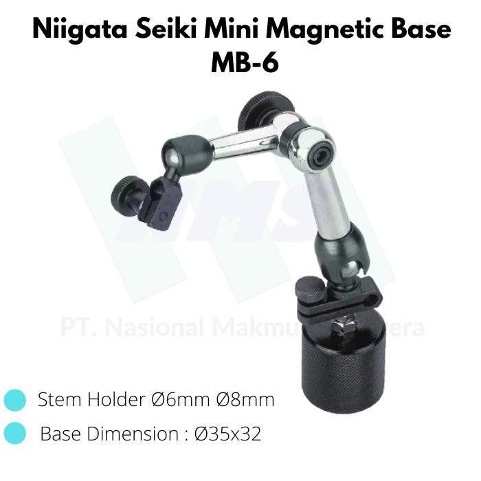 Jual Niigata Seiki Mini Magnetic Base MB-6 Stand Magnet Dial Gauge ...