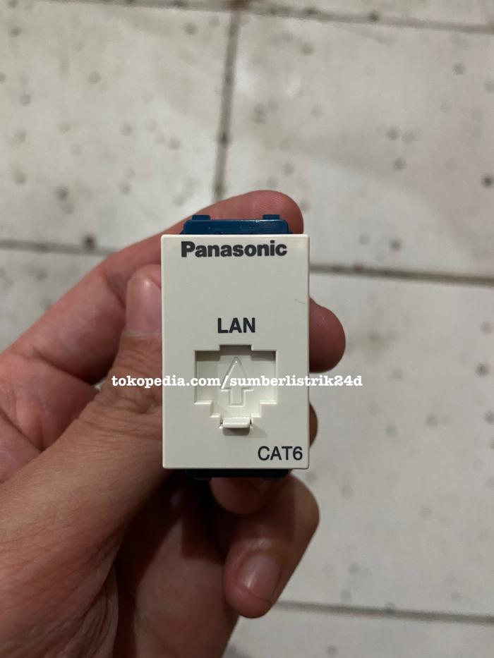 Jual Outlet data panasonic cat 6 mata lan cat6 out let modul - Jakarta ...