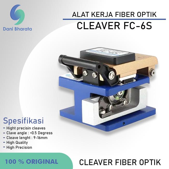 Jual Fiber Cleaver FC-6S High Precision Alat Pemotong Kabel Fiber Optik ...