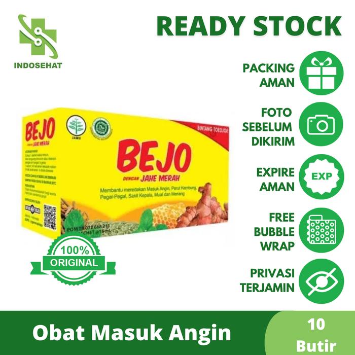 Jual Jamu Bejo dengan Jahe Merah per box 12 sachet - Jakarta Timur ...