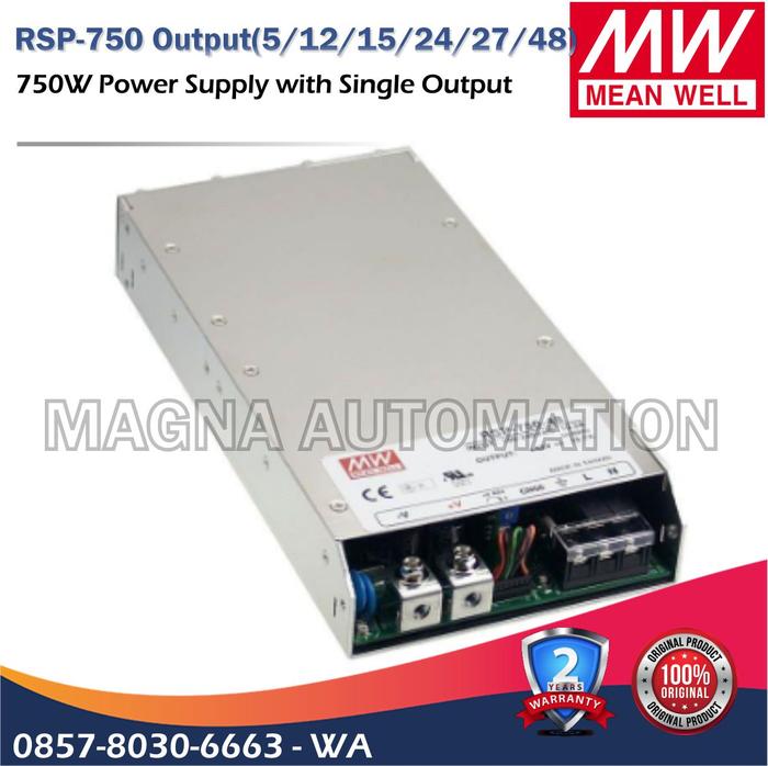 Jual POWER SUPPLY MEAN WELL RSP-750 RSP-750-24 750 WATT 24 V MEANWELL PFC - Jakarta Selatan ...