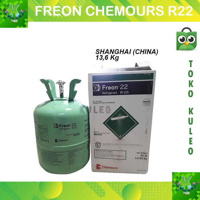 Jual Freon AC CHEMOURS R22 (dulu DUPONT) SHANGHAI 13,6 Kg Original / R ...