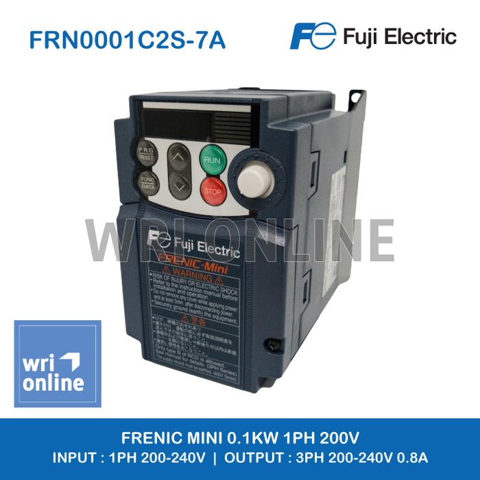 Jual FRN0001C2S-7A Frenic Mini 0.1KW 1PH 200-240V Fuji Electric ...