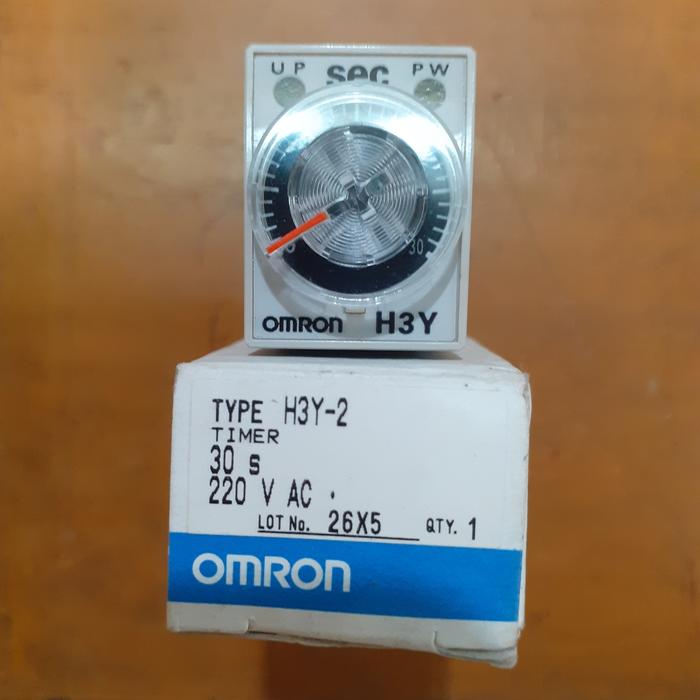 Jual Timer Relay omron H3Y-2 220V AC 30S + Socket Original - Jakarta Pusat - PELITA SUKSES ...