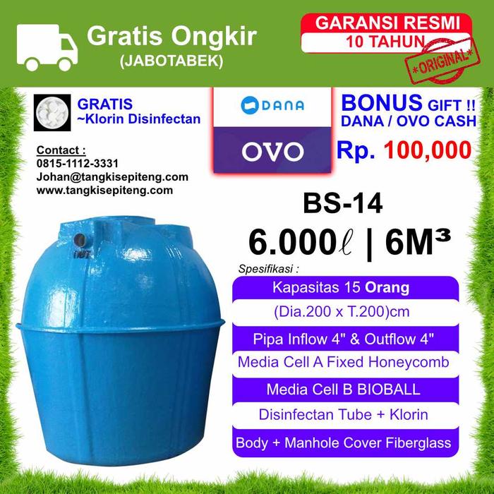 Jual BIOTANK 6000 Liter - Septictank Bio|Bio Septic Tank |BIOTECH ...
