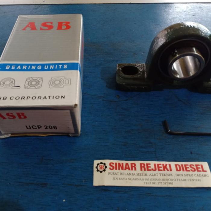Jual Bearing Laher Laker Pillow Block UCP 206 As 30 mm ASB - Kab. Gresik - SinarRejekiDiesel ...