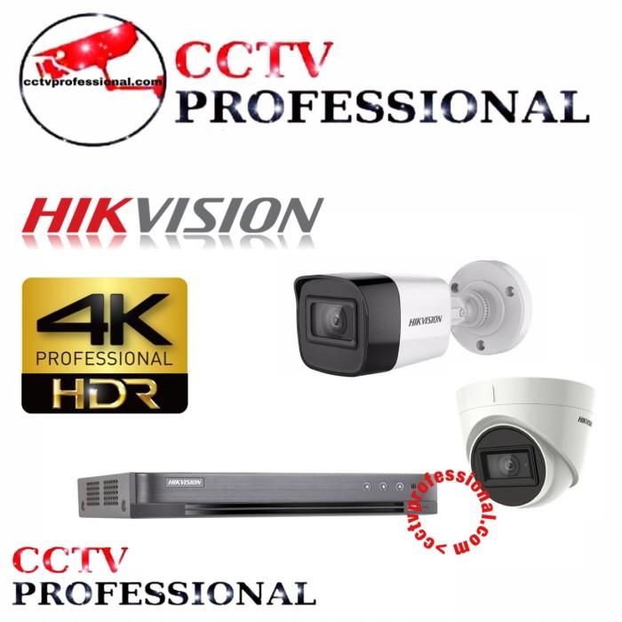 Promo PAKET HIKVISION 16 CHANNEL 8 CAMERA 4K DAN COLORVU LENGKAP HDD ...