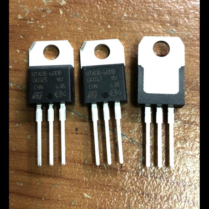 Jual Transistor BTA08 BTA-08 600b TRIAC 8a 600 ST CHN Asli ori - Kota ...
