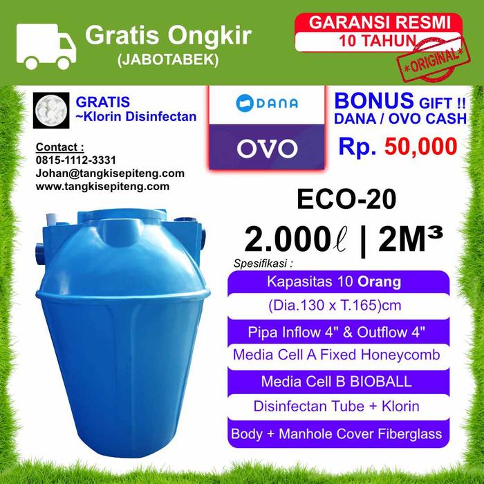 Jual BIOTANK 2000 Liter - Septictank Bio|Bio Septic Tank |BIOTECH ...