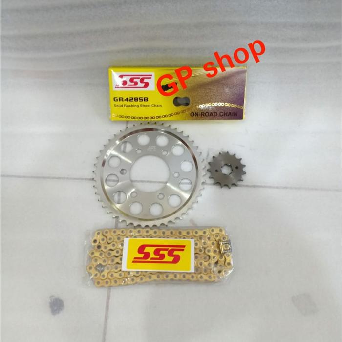 Jual Gear Set untuk motor CBR-150R CB150R New yg lubang baut 6 UK 43-44 ...