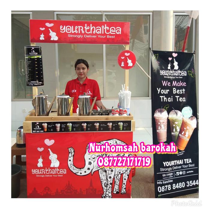Jual gerobak thai tea/booth murah/gerobak minuman/gerobak - Jakarta ...
