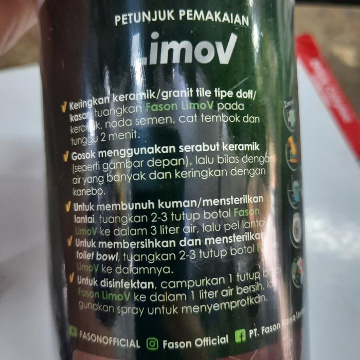 Jual Cairan Pembersih Noda, Semen, Cat Tembok Pada Keramik Fason Limov Di Seller Velvet Store ...