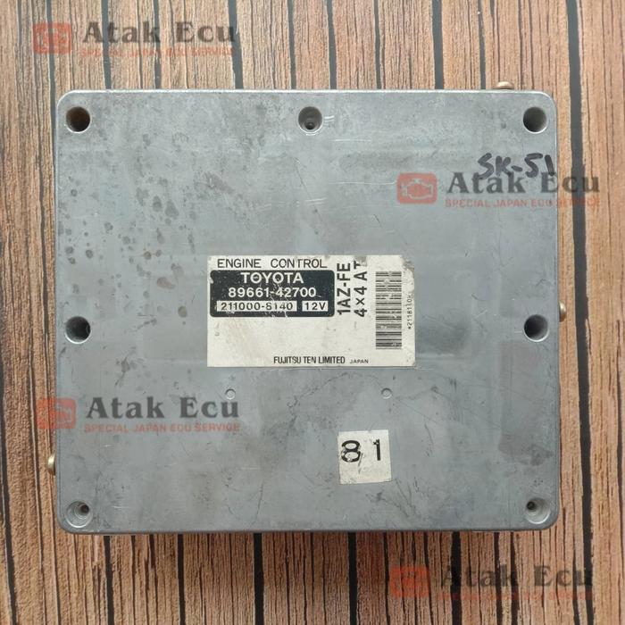 Jual ECU Toyota RAV4 1AZ-FE 4X4 - 89661-42700 - ECM Engine Control ...