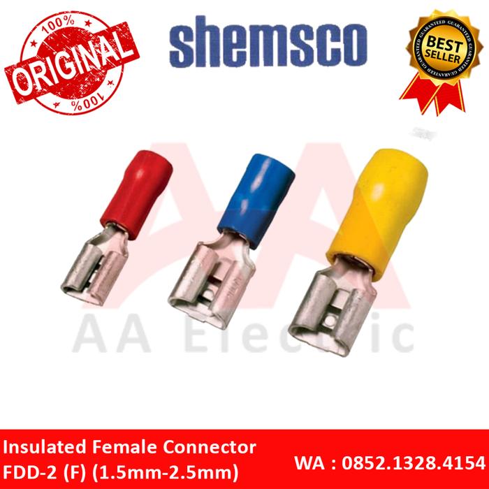 Jual Skun Female / Insulated Female Connector FDD-2 ( 1.5-2.5mm ...