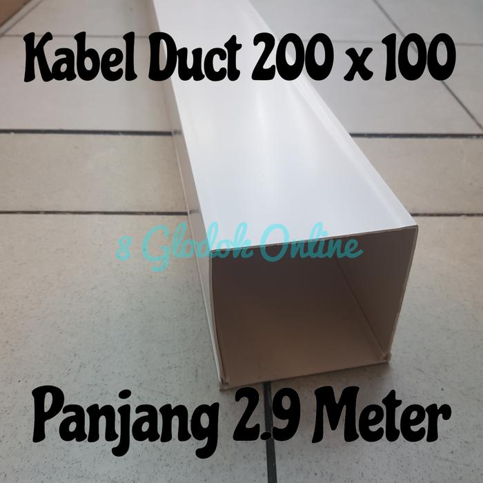 Jual Kabel Duct 200 x 100 / Trunking / Wiring Duct 200 x 100 - 2.9 ...