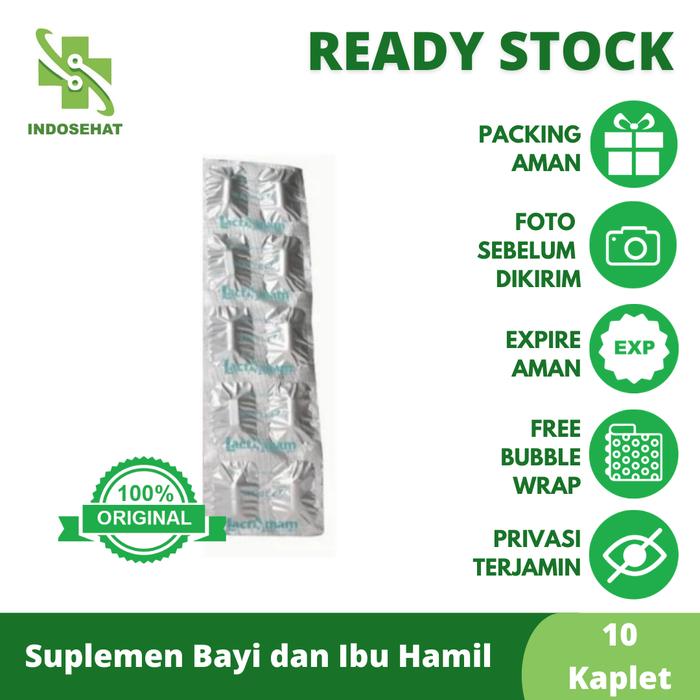 Jual Lactamam Novell Pelancar Asi Per Strip 10 Kaplet - Jakarta Timur ...