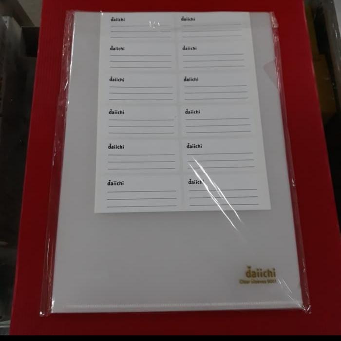 Jual map bening map L ukuran A4 daiichi clear sleeves ukuran A4 ...