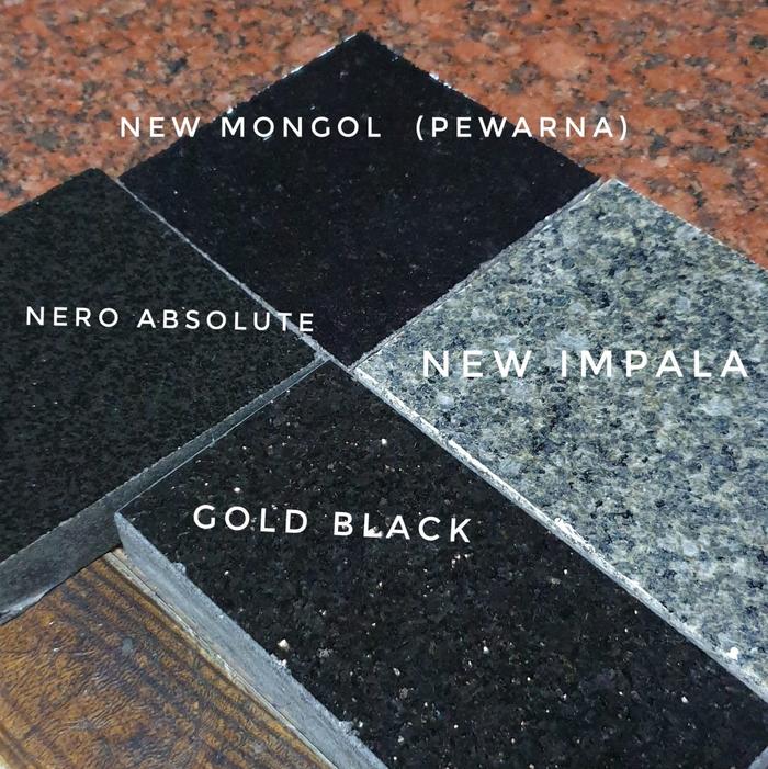 Jual Granit Hitam nero absolute asal india untuk top table pantry ...