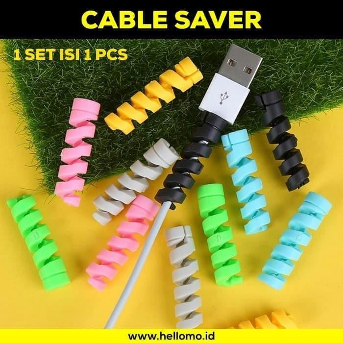 Jual PROTECTOR PELINDUNG KABEL CABLE CHARGER EARPHONE IPHONE IPAD ...