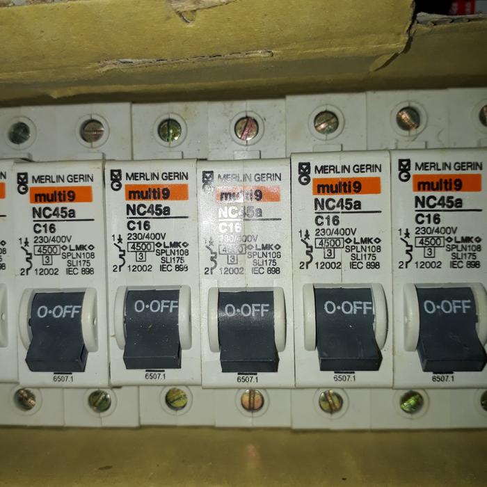 Jual mcb merlin gerlin NC45a C16 1phase - Jakarta Pusat - pingki jaya elektrik | Tokopedia